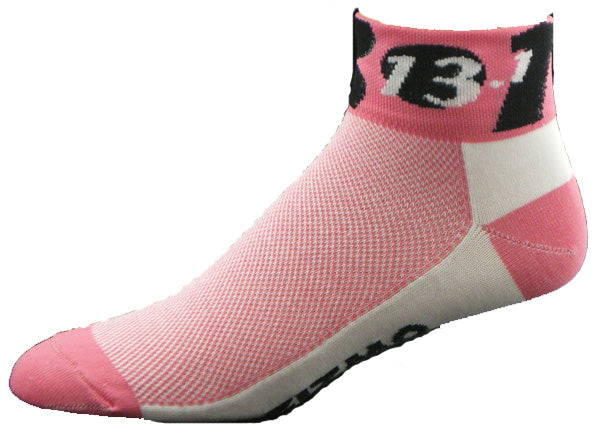 Gizmo Socks - 13.1 - Pink - Small Only – Gizmo Gear (Cycling & Running)