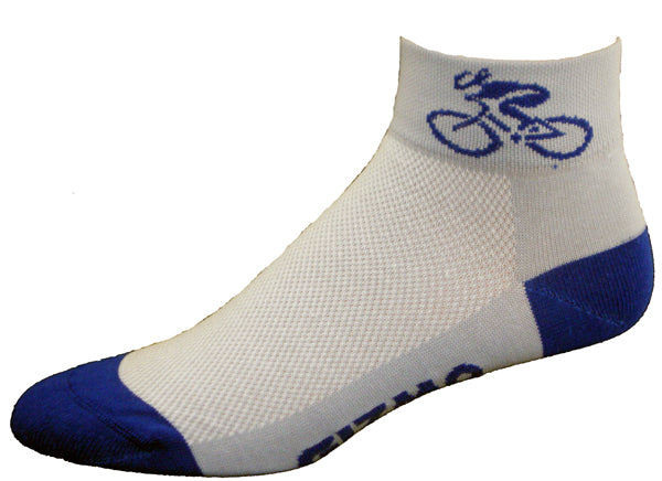 GIZMO Socks - Bicycle - Lt. Blue/Royal - Small Only – Gizmo Running
