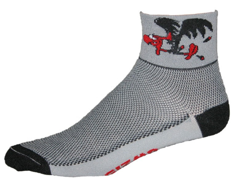 GIZMO Socks - Buzzard - Grey - Closeout (reg $14.99) - Small Only ...