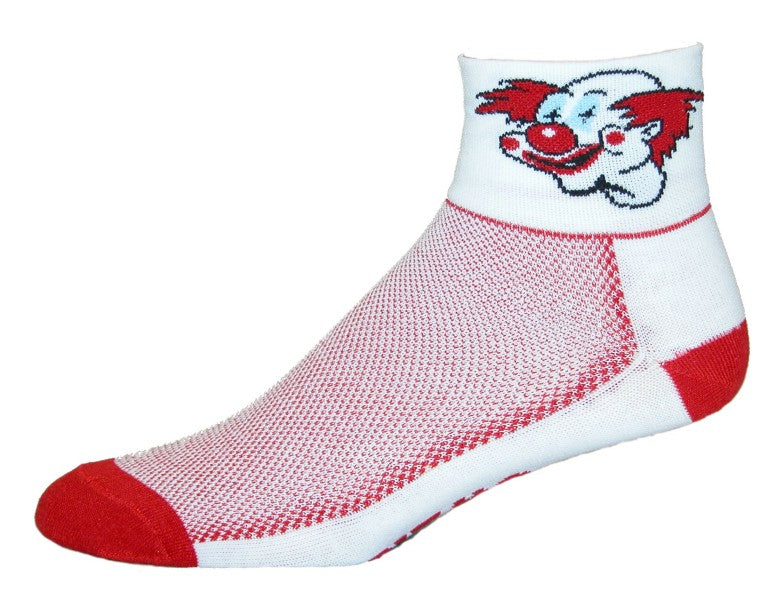 GIZMO Socks - Clown - White - Small Only – Gizmo Gear (Cycling & Running)