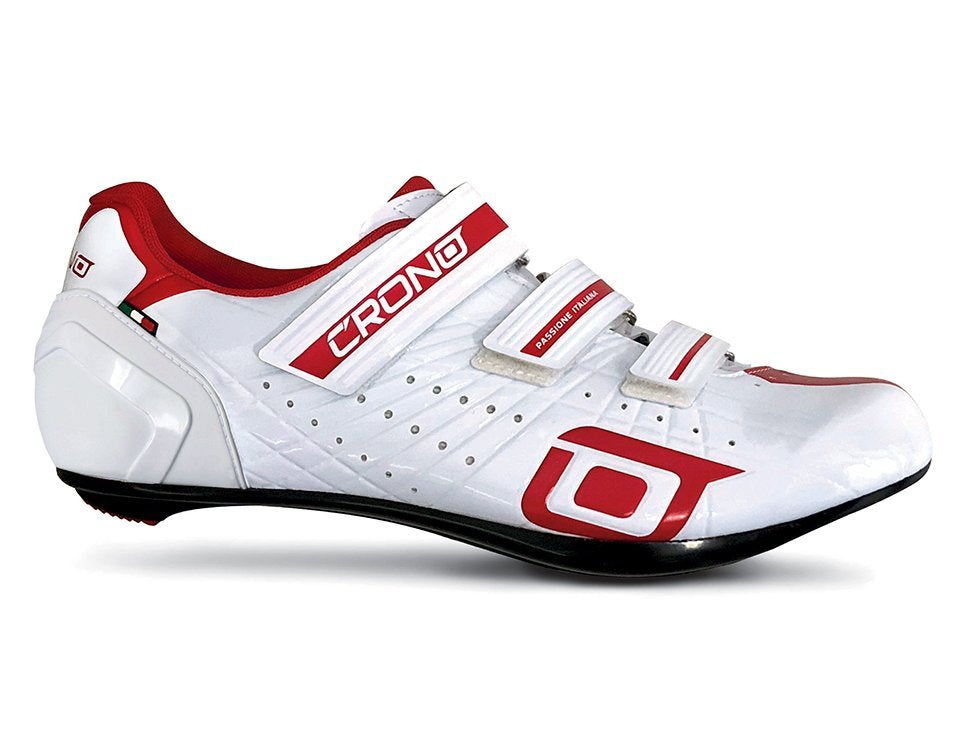 CRONO CR4 Road Cycling Shoes - White/Red – Gizmo Gear (Cycling & Running)